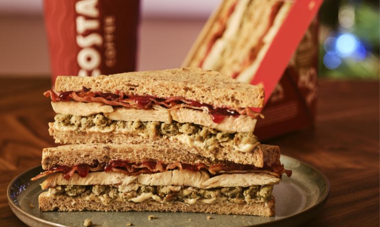Costa Coffee shows its festive food and drinks range 2022