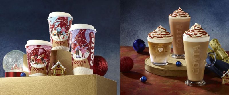 Costa Coffee Unveils 2024 Christmas Menu!